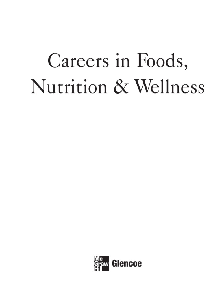 Careers in Food Nutrition and Wellness | PDF | Cooking, Food & Wine ...
