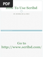 How to Use Scribd: A Step-by-Step Guide | PDF | Scribd | Websites