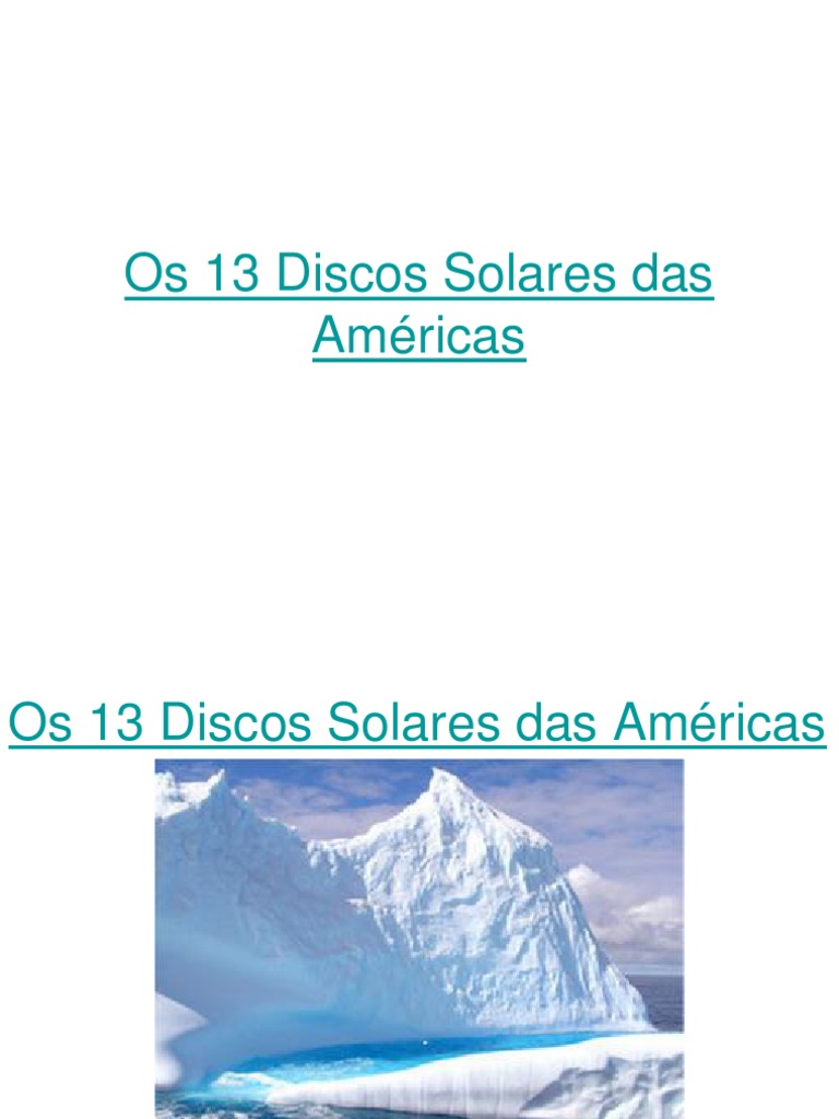 13 Discos Solares nas Américas | PDF | Turismo