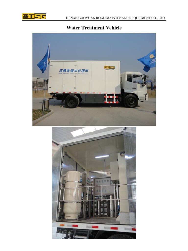 Emergency Water Purification Vehicle | PDF