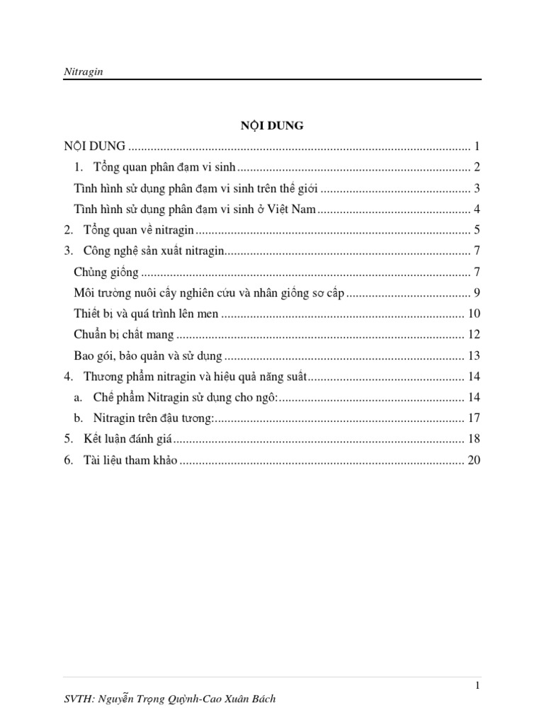 Nitragin | PDF