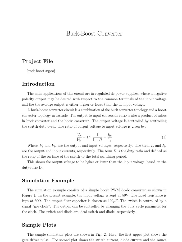Buck Boost | PDF | Power Electronics | Electrical Components