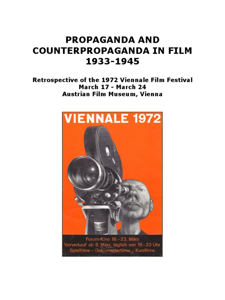 Propaganda and Counterpropaganda in Film, 1933-1945: Retrospective of ...