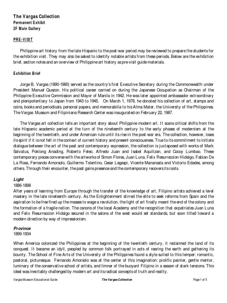 The Vargas Collection | PDF | Communication Design | Library And Museum