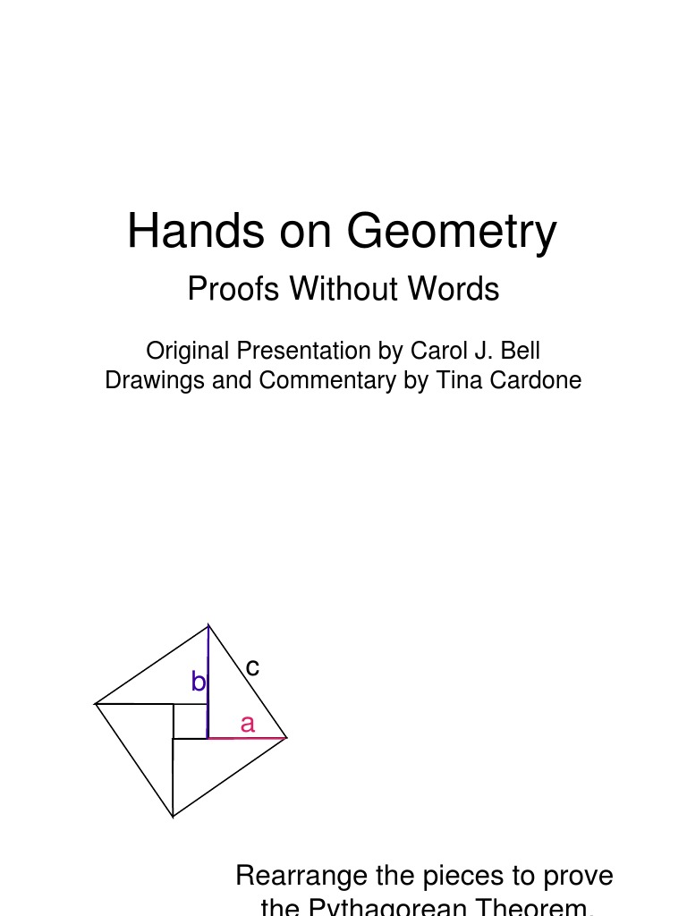 Hands on Geometry