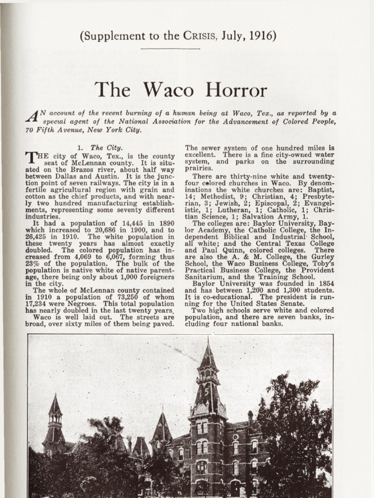 Waco Horror | PDF | Violence