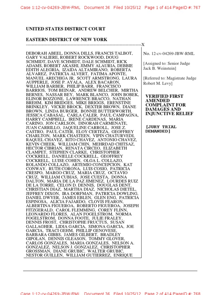 Spire Law Federal Complaint in New York | PDF | Jp Morgan Chase | Citigroup