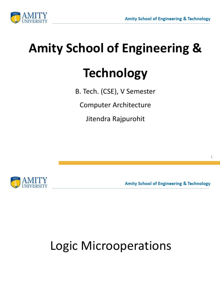Amity School of Engineering & Technology: B. Tech. (CSE), V Semester ...