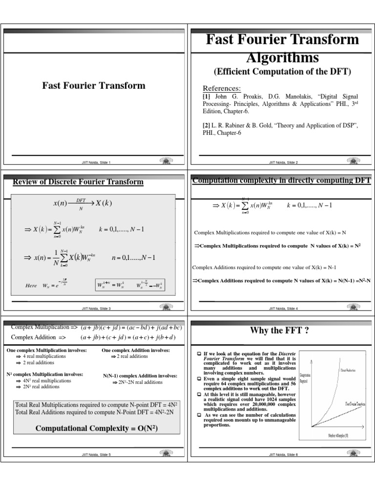 FFT | PDF | Fast Fourier Transform | Discrete Fourier Transform