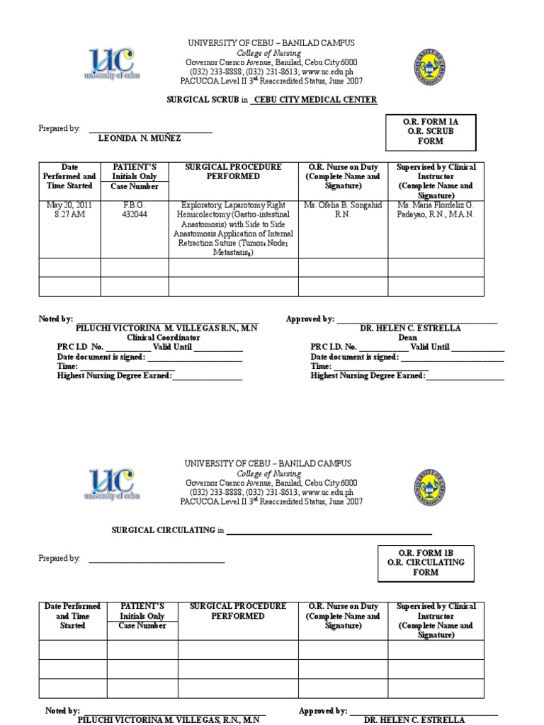 Final prc | Nursing | Surgery