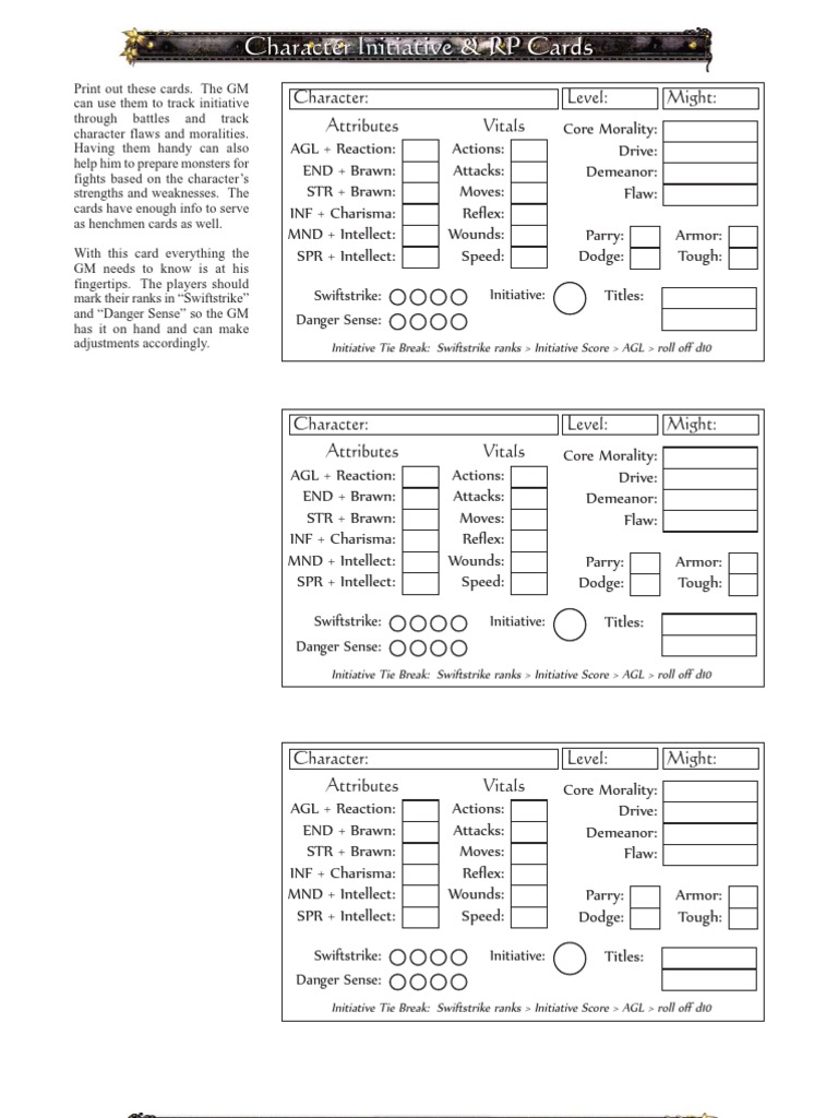 Age Past Initiative Cards | PDF | Leisure | Sports