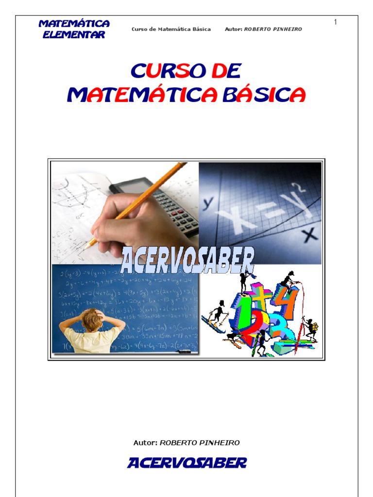 Matematica Basica - Vol 1 | PDF | Aritmética | Ensino de Matemática