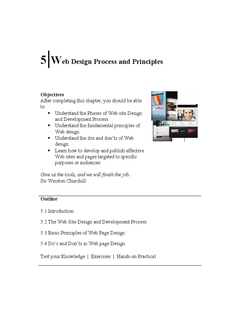 Chapter 5 - Web Development Process | PDF | Web Page | Web Server