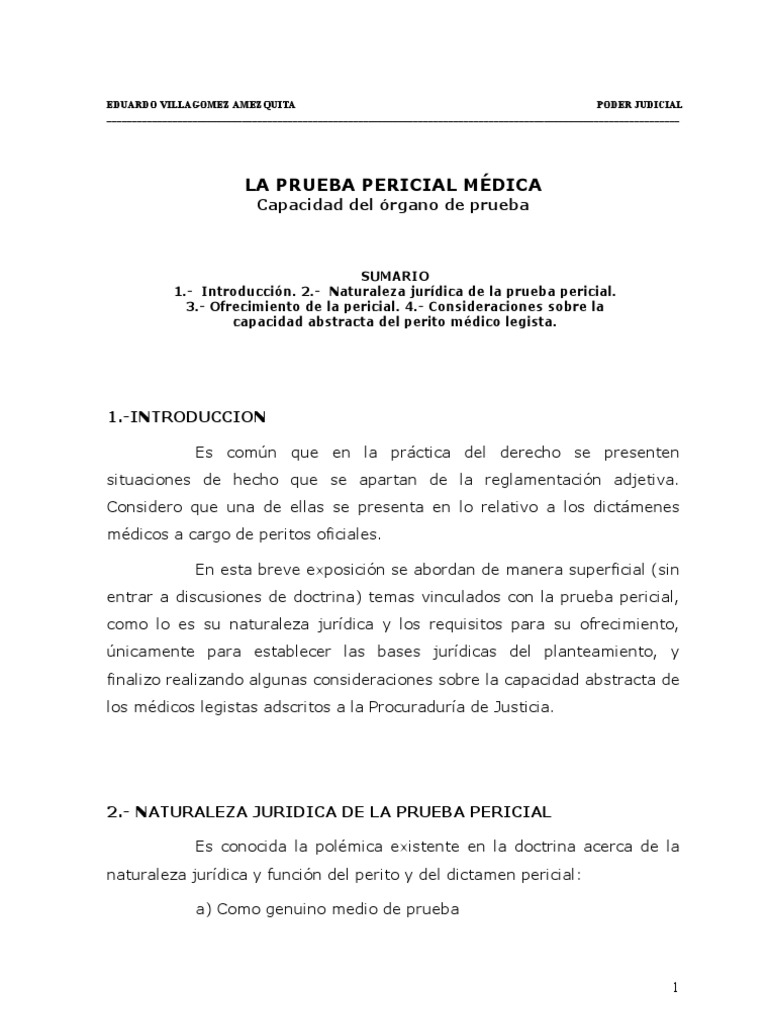 Todo Lo Que Tienes Que Saber Sobre La Prueba Pericial Médica – PLXTG