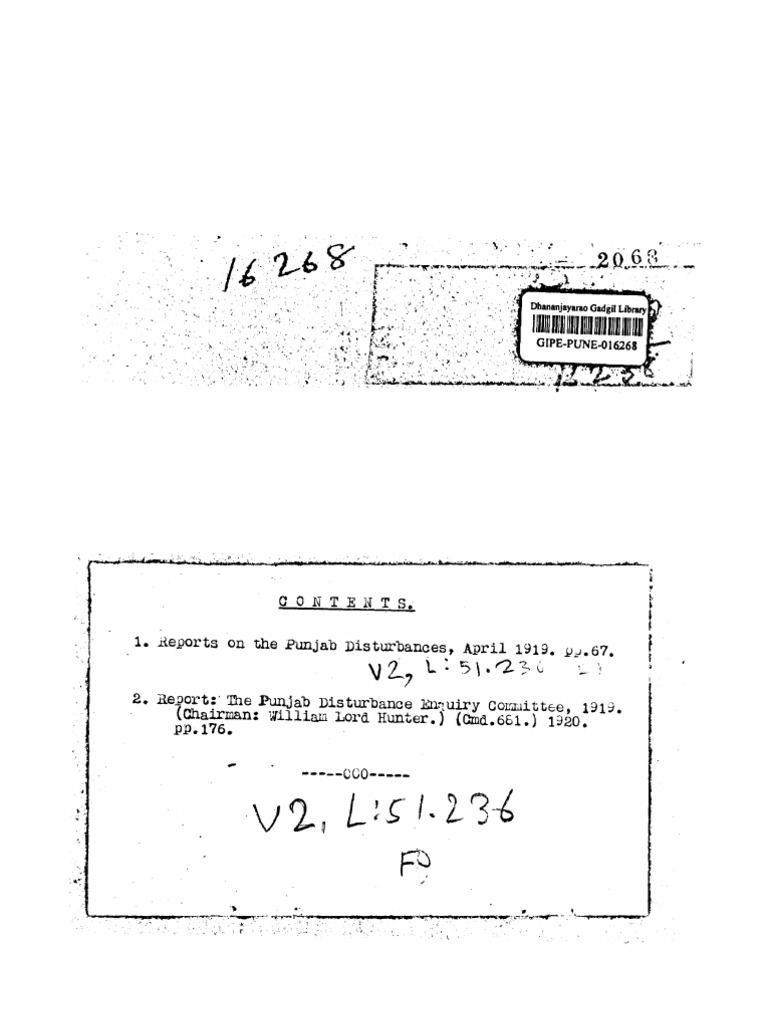 Hunter Commission Report | PDF | Mahatma Gandhi | Police