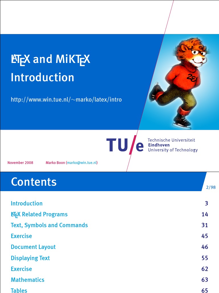 Slides of LATEX Workshop | PDF | Typefaces | Te X