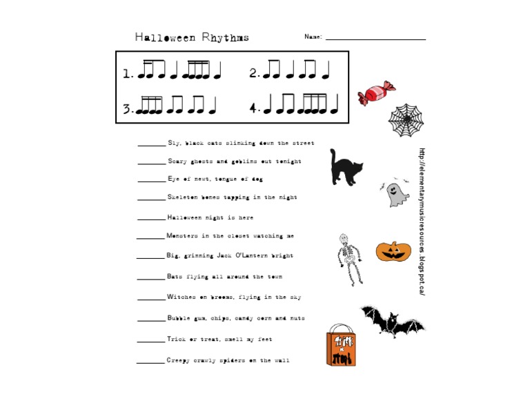 Halloween Rhythms | PDF