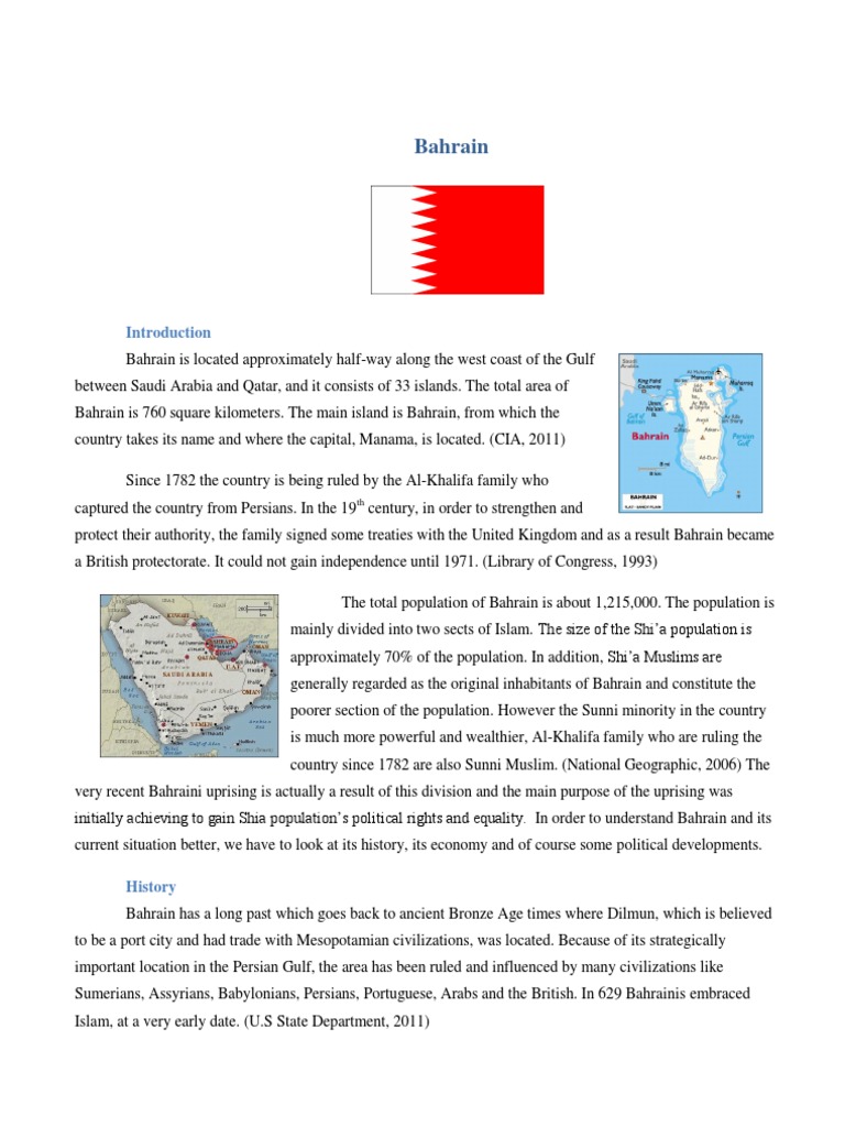 Bahrain | Download Free PDF | Bahrain | Gulf Cooperation Council