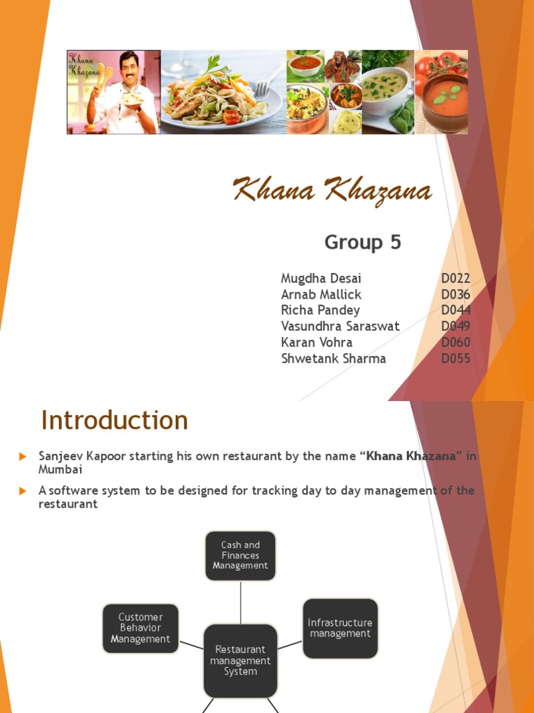 Business Analysis PPT On Khana Khazana | PDF | Use Case | Waiting Staff