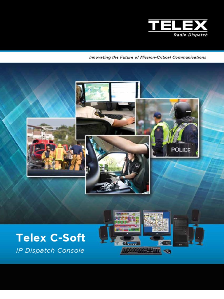 Telex C Soft Brochure | PDF | Telecommunication | Internet Protocols