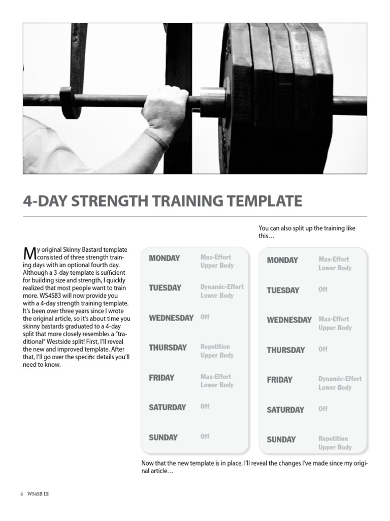 Off-Season Rugby Strength Program | PDF | Strength Training | Self Care