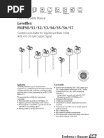 TDR 3000 Guided Wave Radar Installation Operation Manual | PDF ...