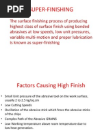 Overview of Super Finishing Processes | PDF | Technology & Engineering