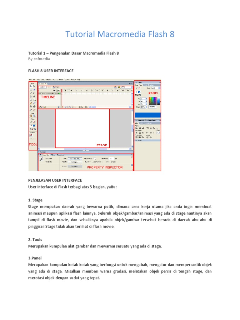 Tutorial Macromedia Flash 8 | PDF