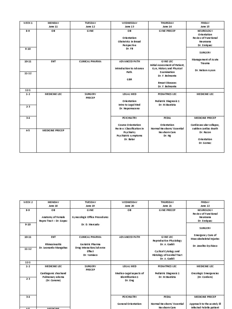 Sched 3rd Yr | Download Free PDF | Neurology | Benign Tumor