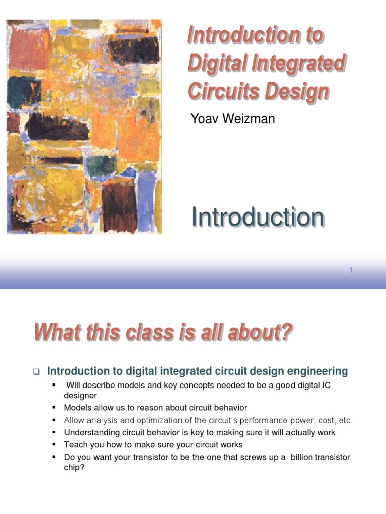 VLSI- הרצאה 1 - מבוא | PDF | Integrated Circuit | Electronic Circuits