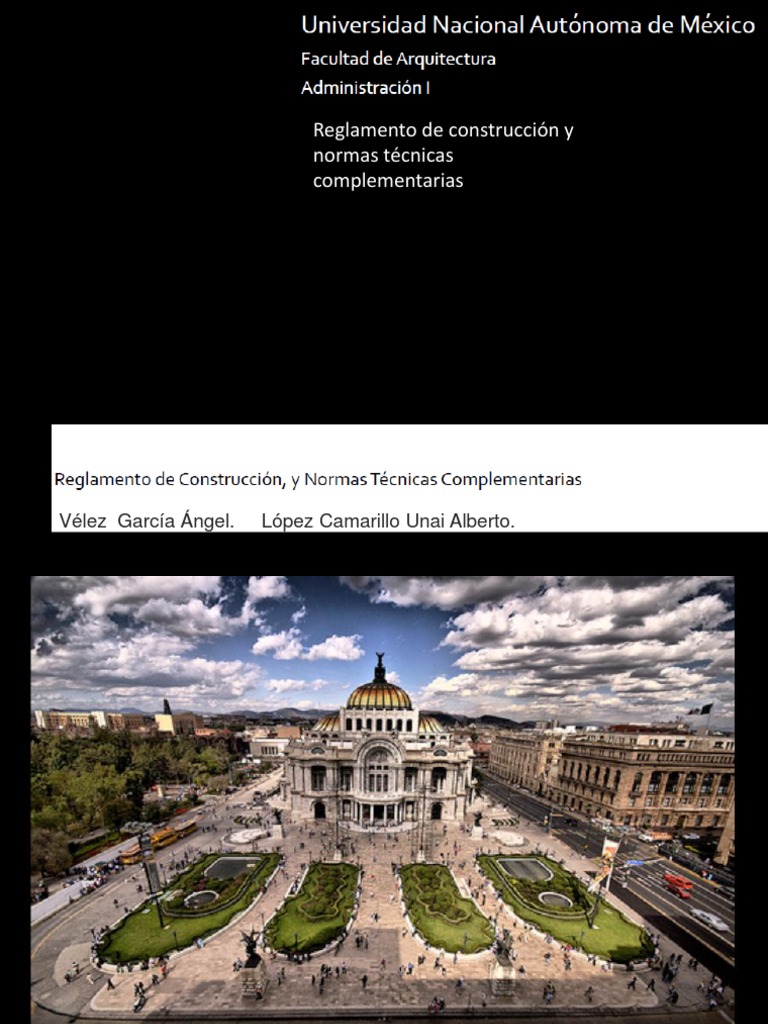 CL Admin 1 Reglamento de Const y Normas Tec Complementarias Velez Garcia Angel | PDF