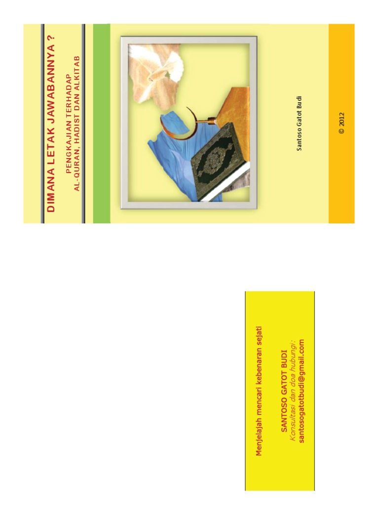 Dimana Letak Jawabannya? (Booklet) | PDF | Filsafat