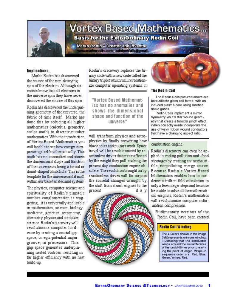 Vortex Based Mathematics | PDF | Field (Physics) | Magnetic Field
