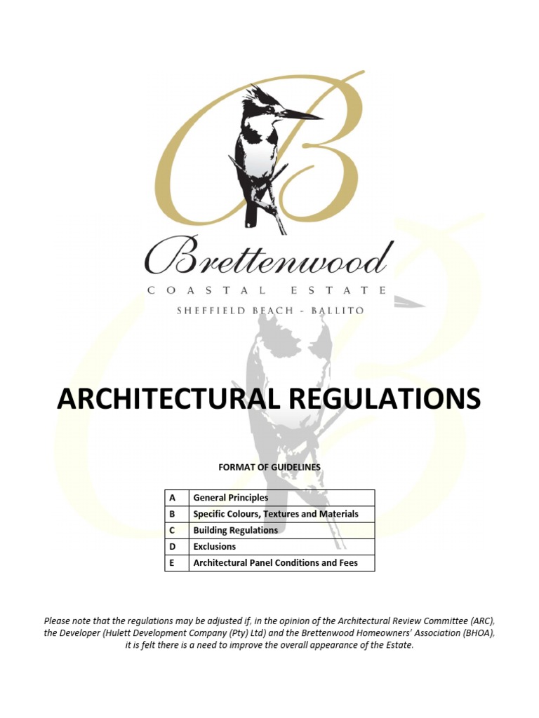 Architectural Regulations May 2012 | PDF | Window | Architect