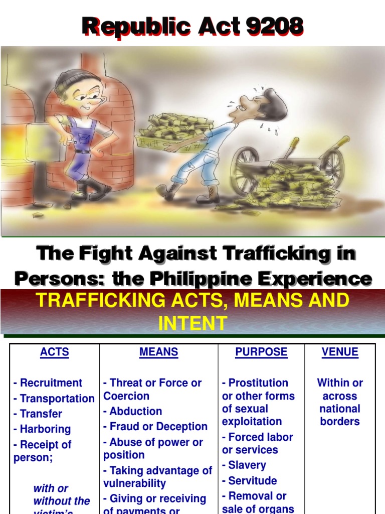 RA 9208 Improved | PDF | Human Trafficking | Sexual Slavery
