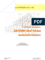 Modul Pengenalan Basic Software Sap 2000 (Shafa) | PDF