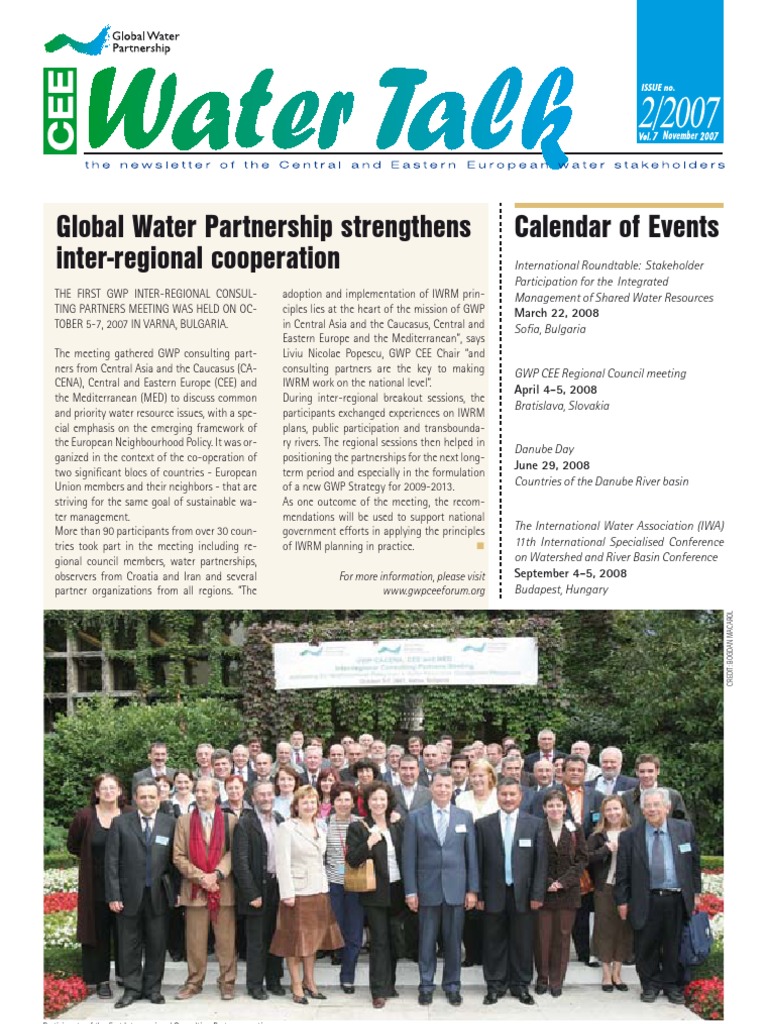 Water Talk 2/2007 | PDF | Water Resources | Sustainability