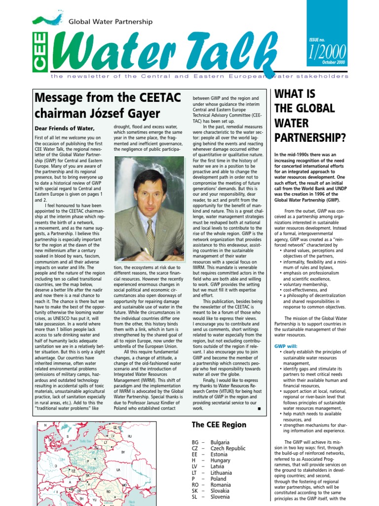 Water Talk 1/2000 | PDF | Sustainability | Governance