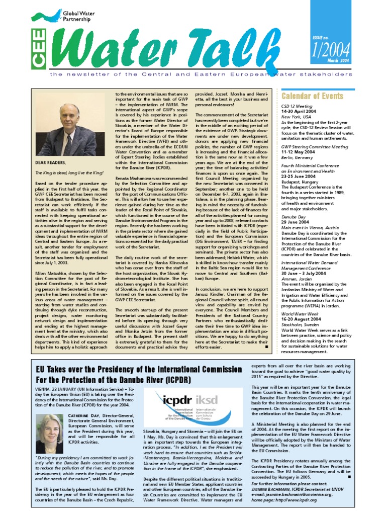 Water Talk 1/2004 | PDF | Water Resources | Non Governmental Organization