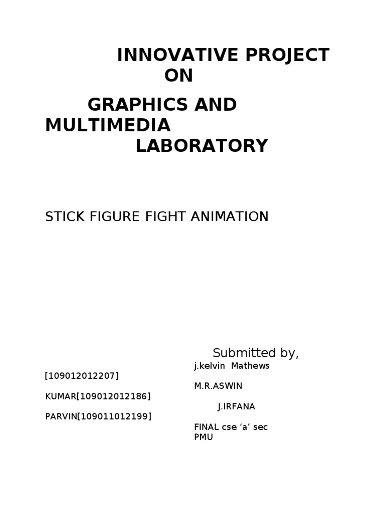 Stick Figure | PDF | Media Technology | Computing