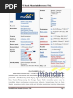 Profil Bank Mandiri Taspen 2020 | PDF