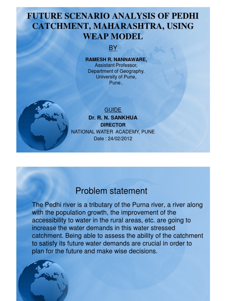 WEAP Analysis of Pedhi River Catchment | PDF | Water Resources | Irrigation
