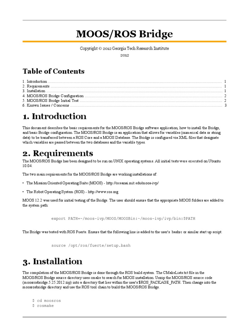 Moos/Ros Bridge: Export Path /Moos-Ivp/Moos/Moosbin: /Moos-Ivp/Ivp/Bin ...