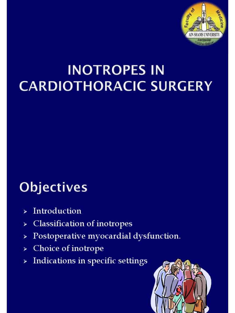 Inotropes: Classification and Use | PDF | Myocardial Infarction | Heart ...