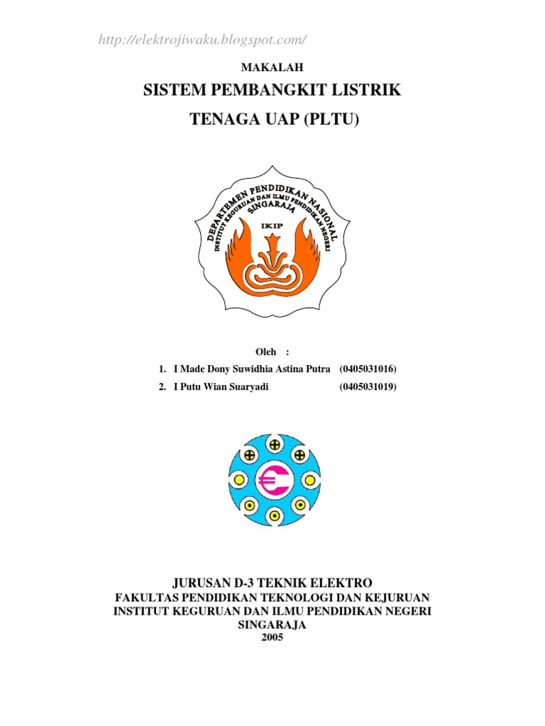 PLTU: Komponen dan Prinsip Kerja | PDF