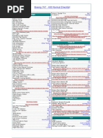 Boeing 777 Checklist | PDF | Takeoff | Cockpit