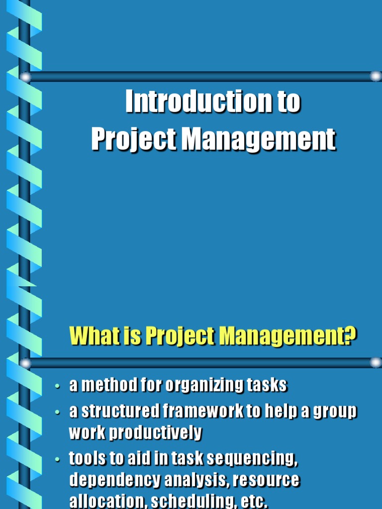 Introduction To Project Management | PDF | Project Management ...