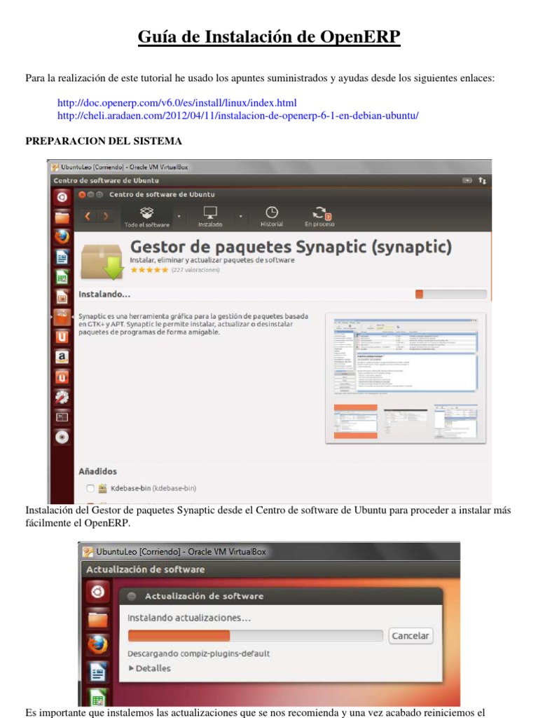 Instalar OpenERP en Ubuntu | PDF | Ubuntu (sistema operativo) | Postgre Sql