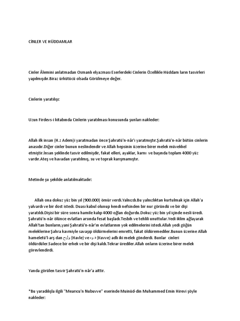 Cinler Alemi (Alinti) | PDF