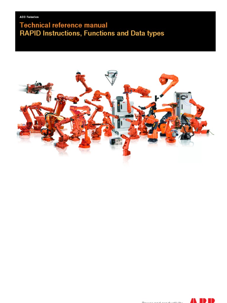RAPID Instructions, Functions and Data Types - Technical Reference Manual - ABB Robotics | PDF ...